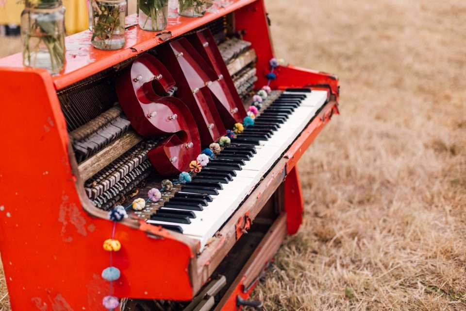 Colourful Festival Wedding with Flower Boys & The Groom DJing · Rock n ...