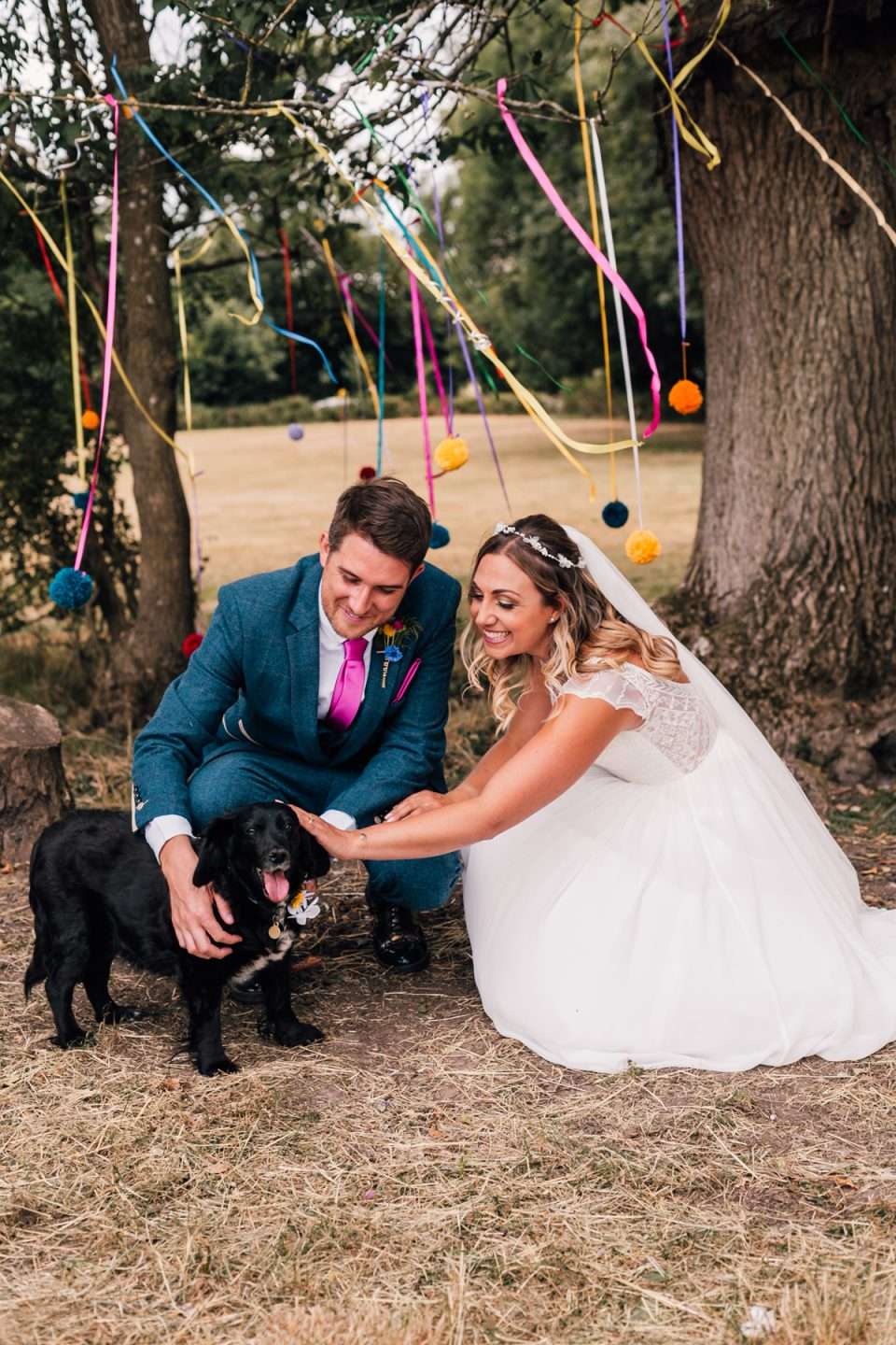 Colourful Festival Wedding with Flower Boys & The Groom DJing · Rock n ...