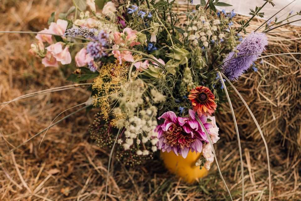 Colourful Festival Wedding with Flower Boys & The Groom DJing · Rock n ...