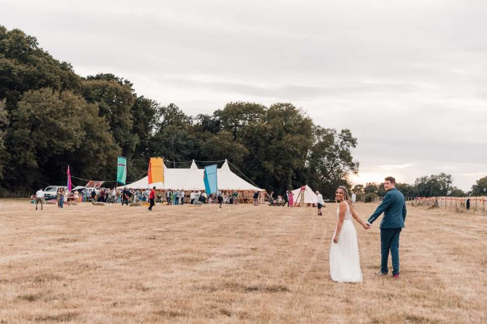 Colourful Festival Wedding with Flower Boys & The Groom DJing · Rock n ...