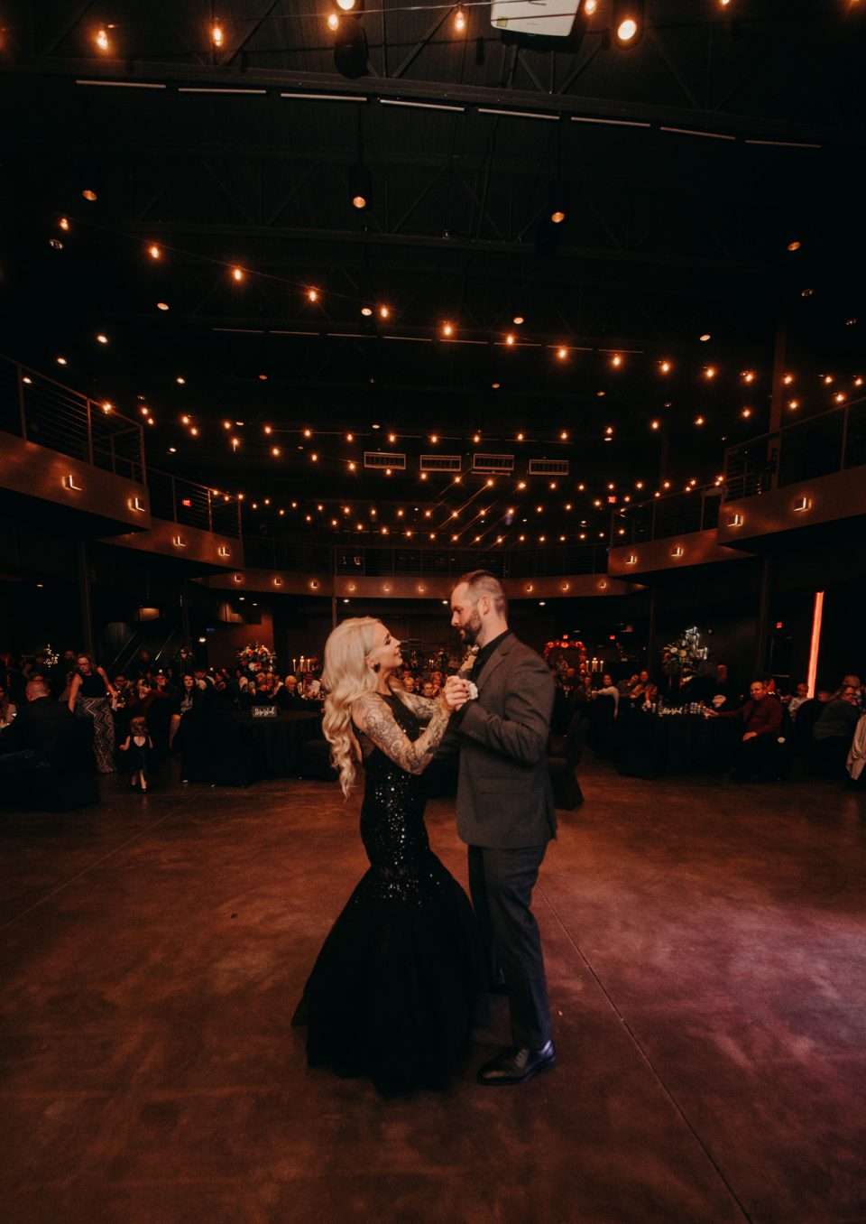 DIY Halloween Wedding with a Bride in Black and the Groom Dressed as ...