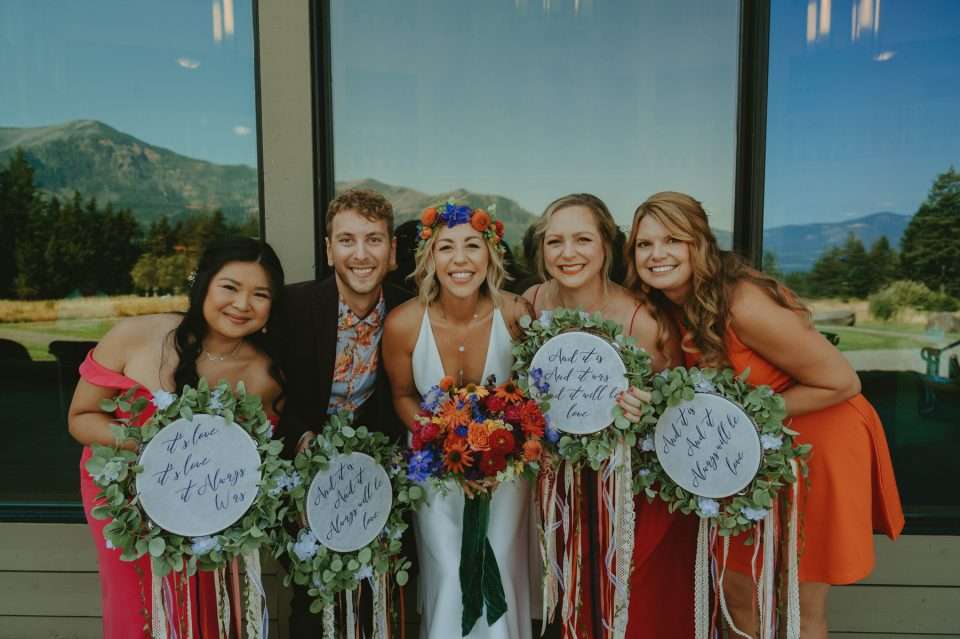 Intimate, Whimsical Wedding Inspired by their Favourite Band · Rock n ...