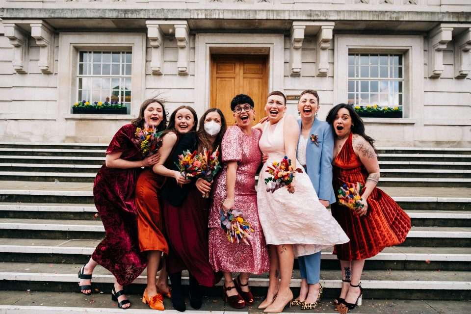 A Vibrant Hackney Town Hall Wedding with A Sprinkling of Nerd · Rock n ...