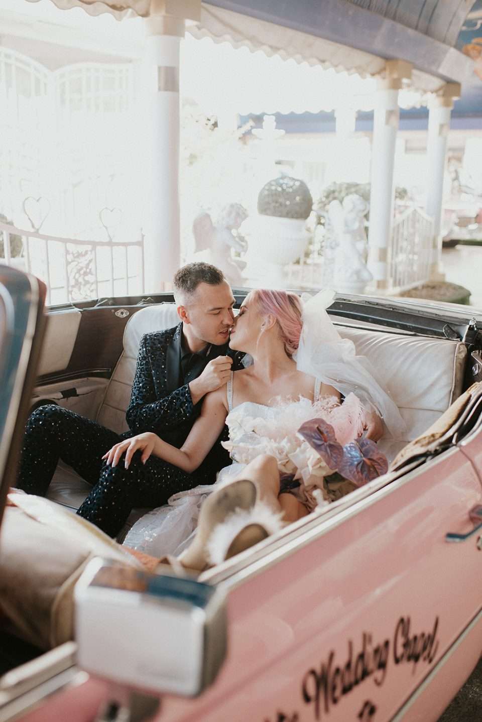 Secret Downtown Las Vegas Elopement · Rock n Roll Bride