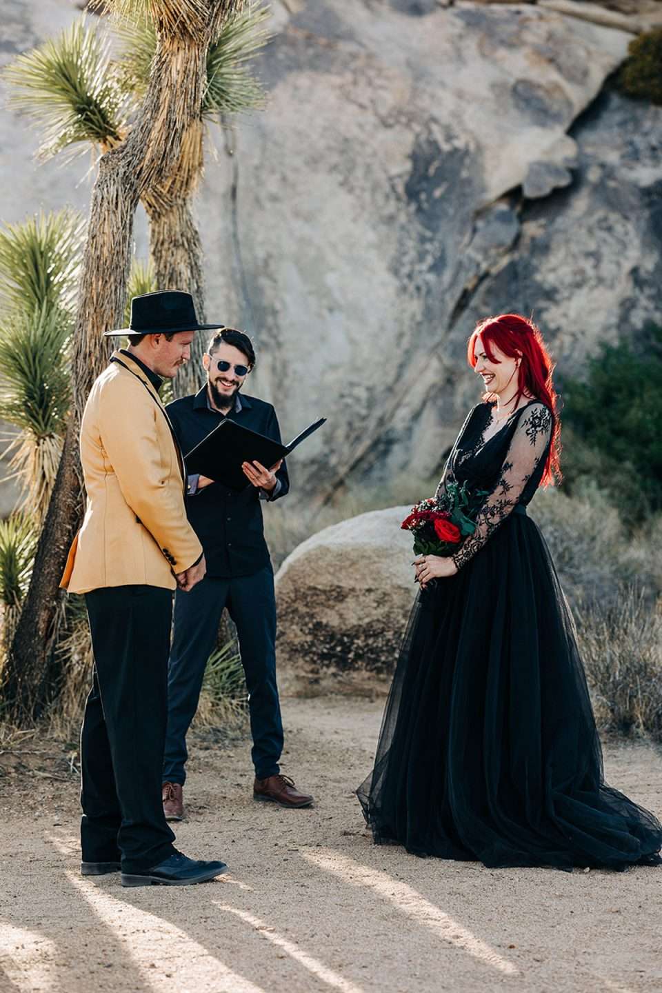 Dark Victorian Desert Goth Wedding · Rock n Roll Bride