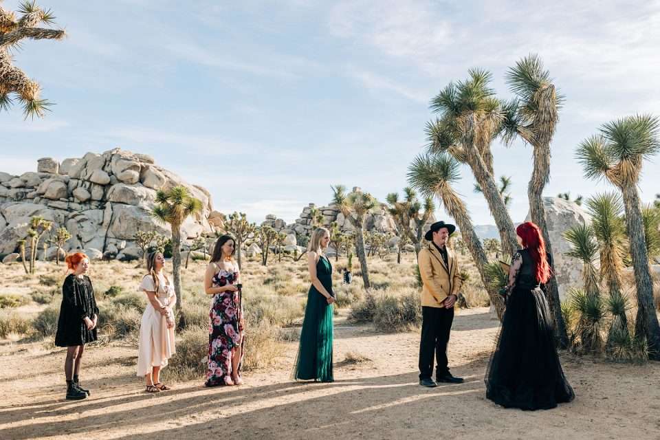 Dark Victorian Desert Goth Wedding · Rock n Roll Bride