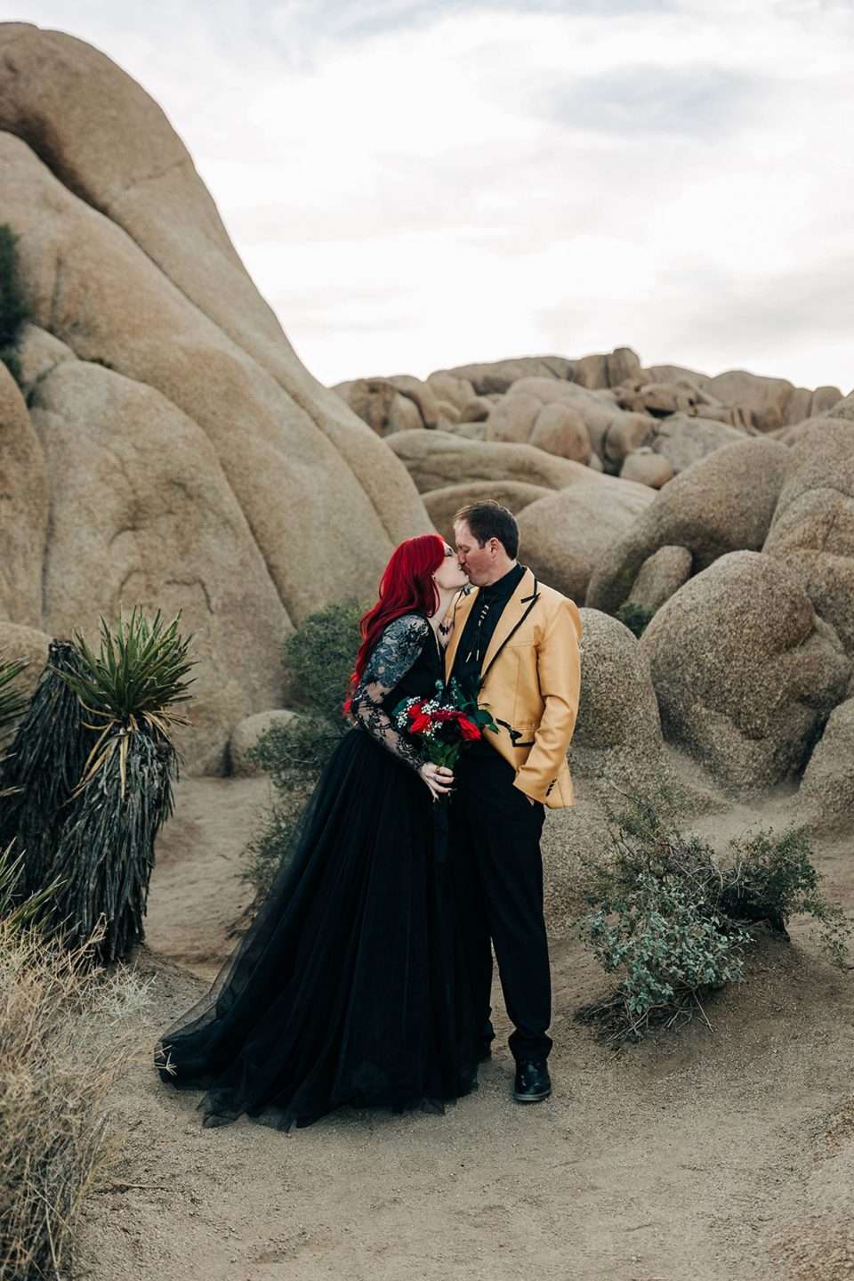 Dark Victorian Desert Goth Wedding · Rock n Roll Bride