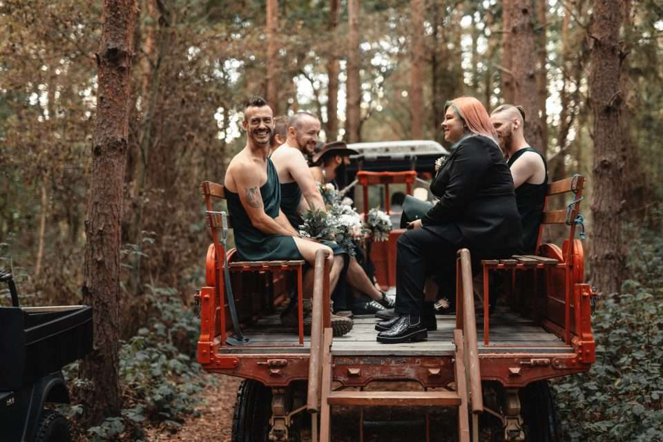 Rustic & Relaxed Barn Wedding with Gender Reversal Bridesmaid ...