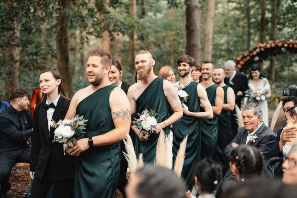 Rustic & Relaxed Barn Wedding with Gender Reversal Bridesmaid ...