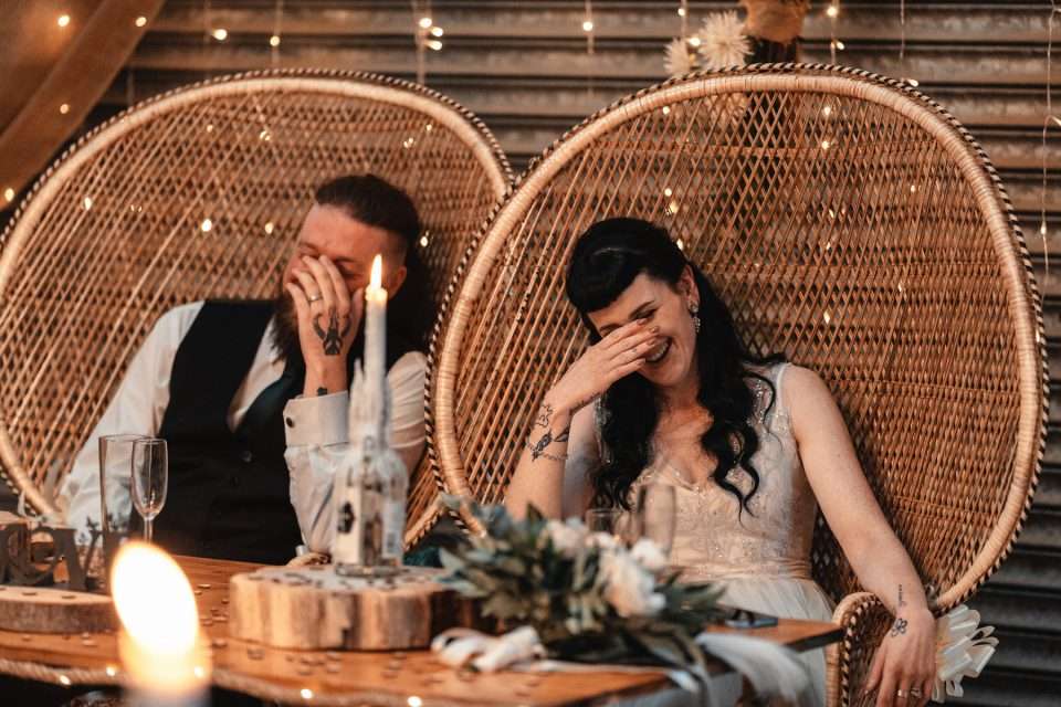 Rustic & Relaxed Barn Wedding with Gender Reversal Bridesmaid ...