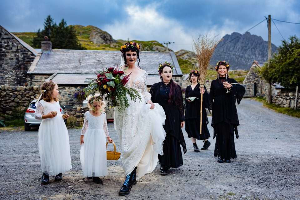 Twilight Druid Wedding in the Welsh Mountains · Rock n Roll Bride