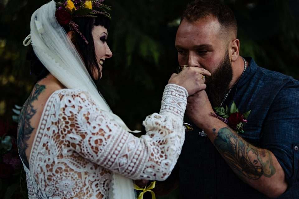 Twilight Druid Wedding in the Welsh Mountains · Rock n Roll Bride