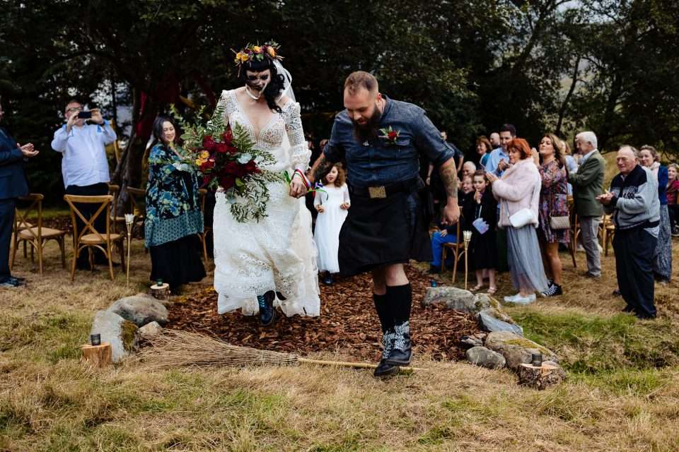 Twilight Druid Wedding in the Welsh Mountains · Rock n Roll Bride