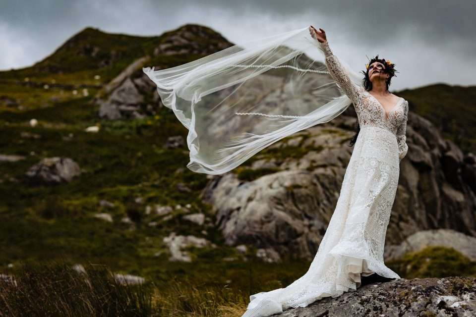 Twilight Druid Wedding in the Welsh Mountains · Rock n Roll Bride