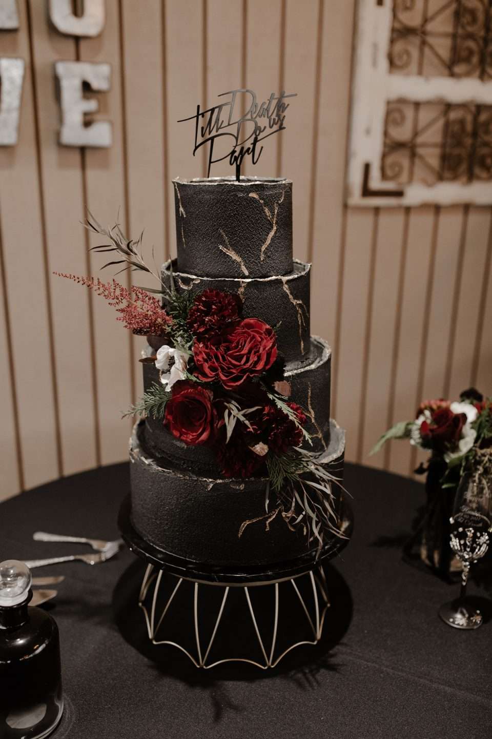 Emo, Pop Punk, Til Death Themed Winter Wedding · Rock n Roll Bride