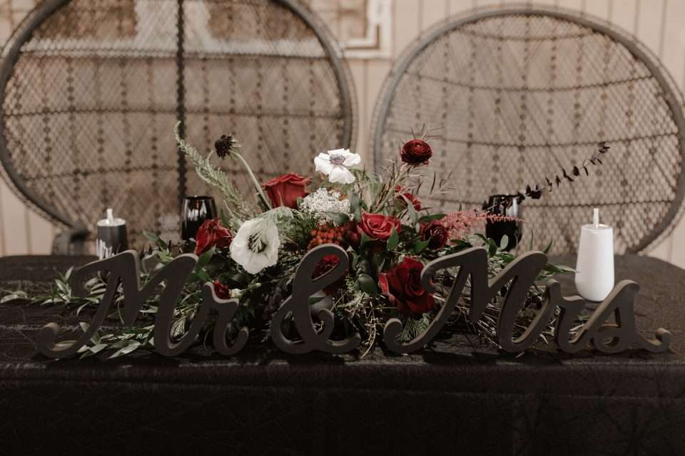 Emo, Pop Punk, Til Death Themed Winter Wedding · Rock n Roll Bride