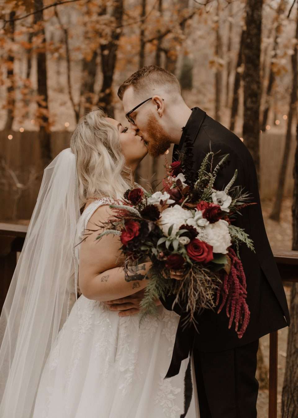 Emo, Pop Punk, Til Death Themed Winter Wedding · Rock n Roll Bride