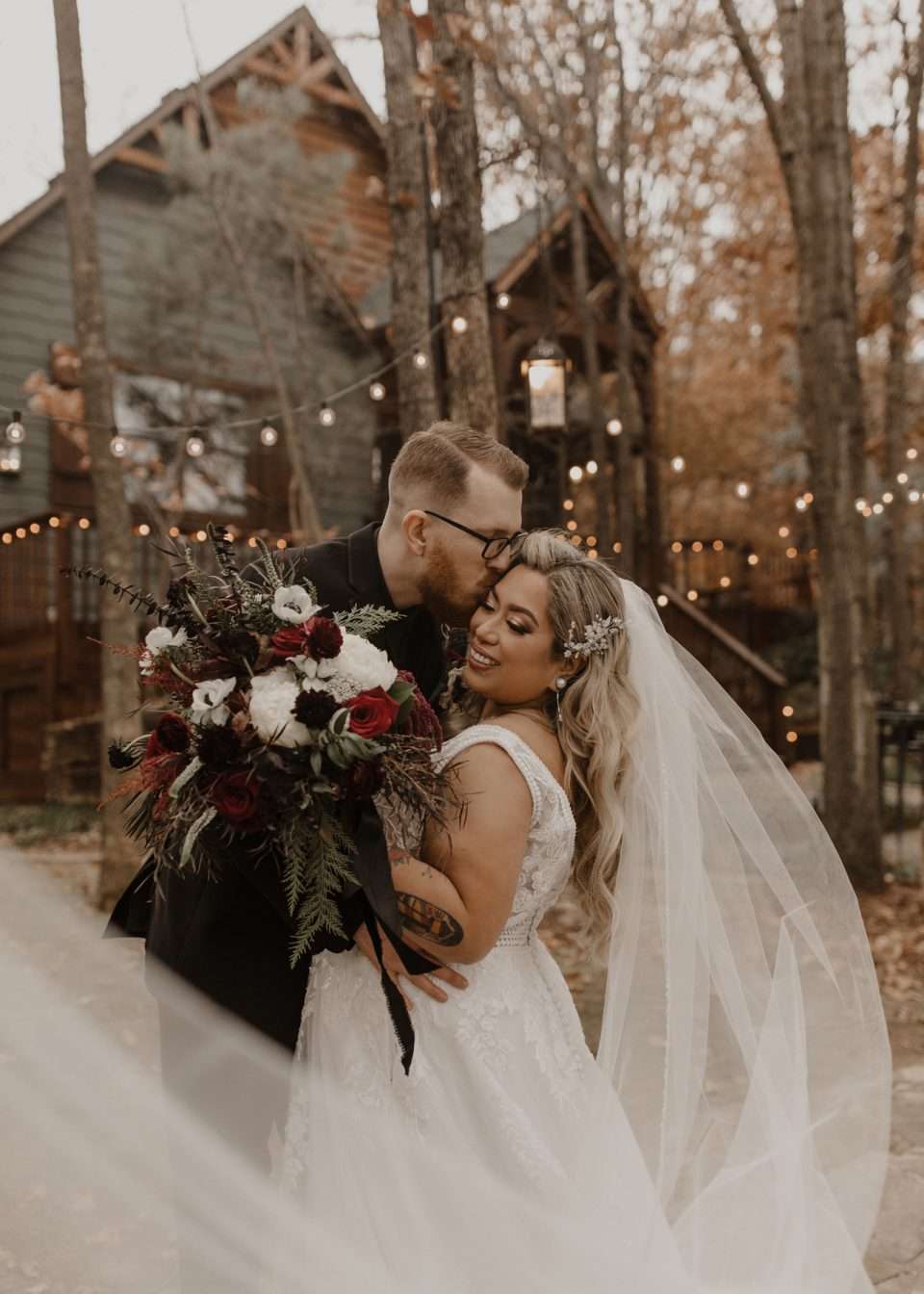 Emo, Pop Punk, Til Death Themed Winter Wedding · Rock n Roll Bride