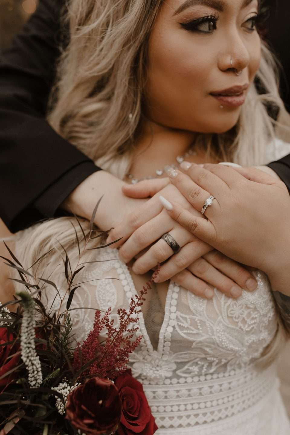 Emo, Pop Punk, Til Death Themed Winter Wedding · Rock n Roll Bride