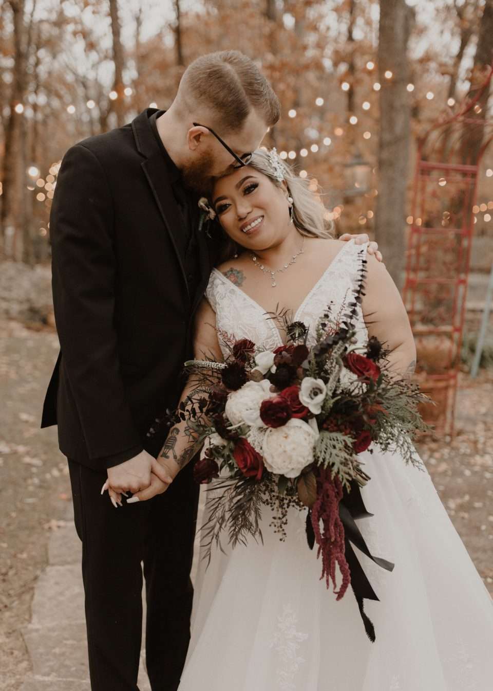 Emo, Pop Punk, Til Death Themed Winter Wedding · Rock n Roll Bride