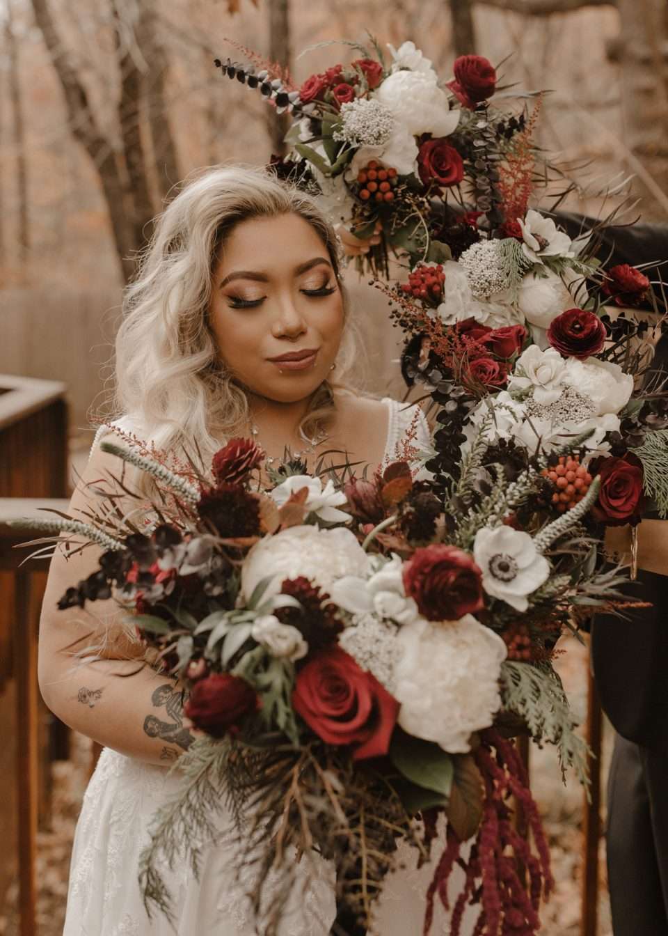 Emo, Pop Punk, Til Death Themed Winter Wedding · Rock n Roll Bride