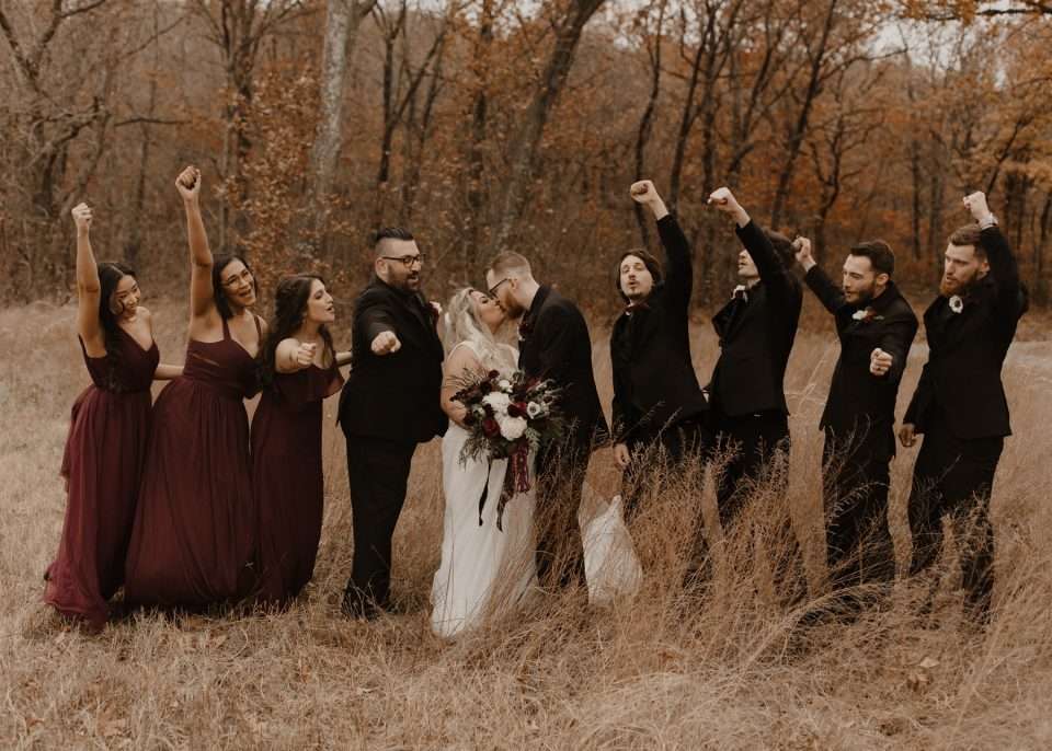 Emo, Pop Punk, Til Death Themed Winter Wedding · Rock n Roll Bride