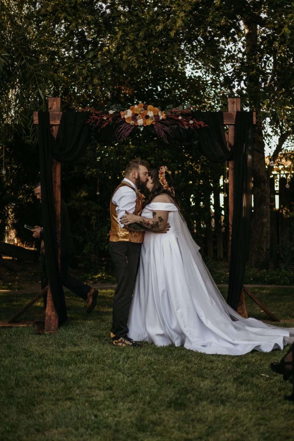 DIY ‘Til Death Themed Halloween Wedding · Rock n Roll Bride