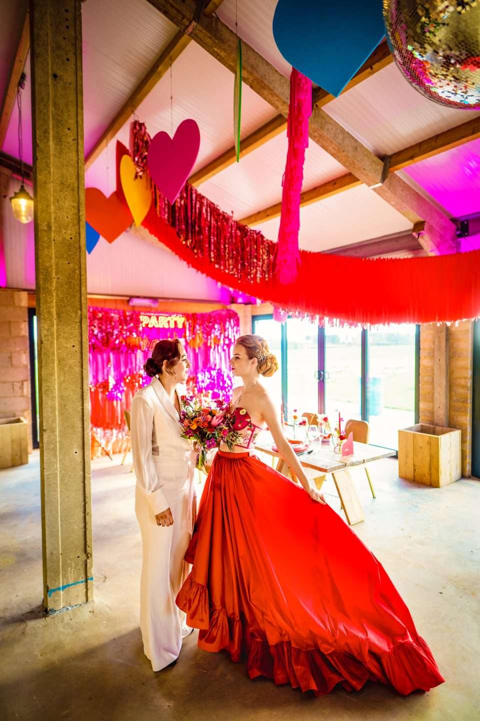 Bright and Bold Maximalist Wedding Shoot · Rock n Roll Bride