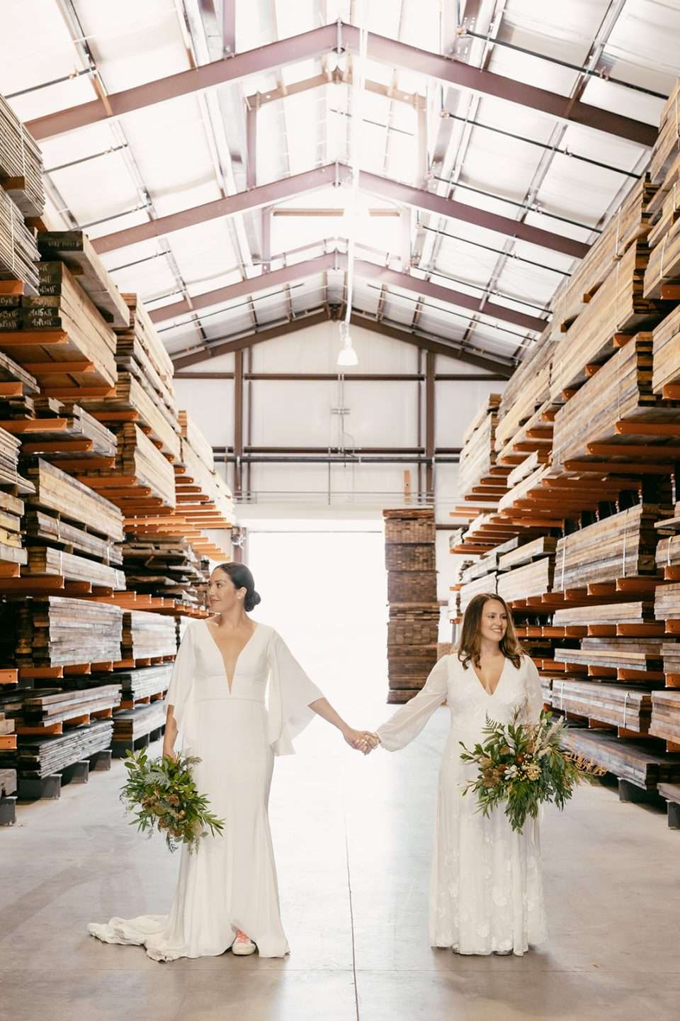 Lumber Yard Wedding with Chipotle · Rock n Roll Bride
