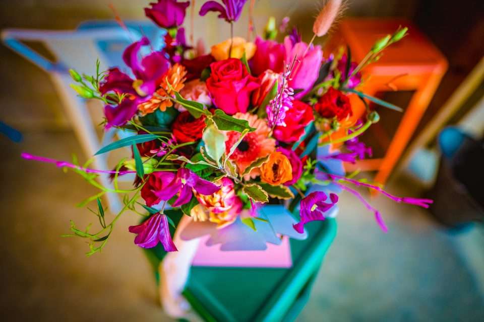 Bright and Bold Maximalist Wedding Shoot · Rock n Roll Bride