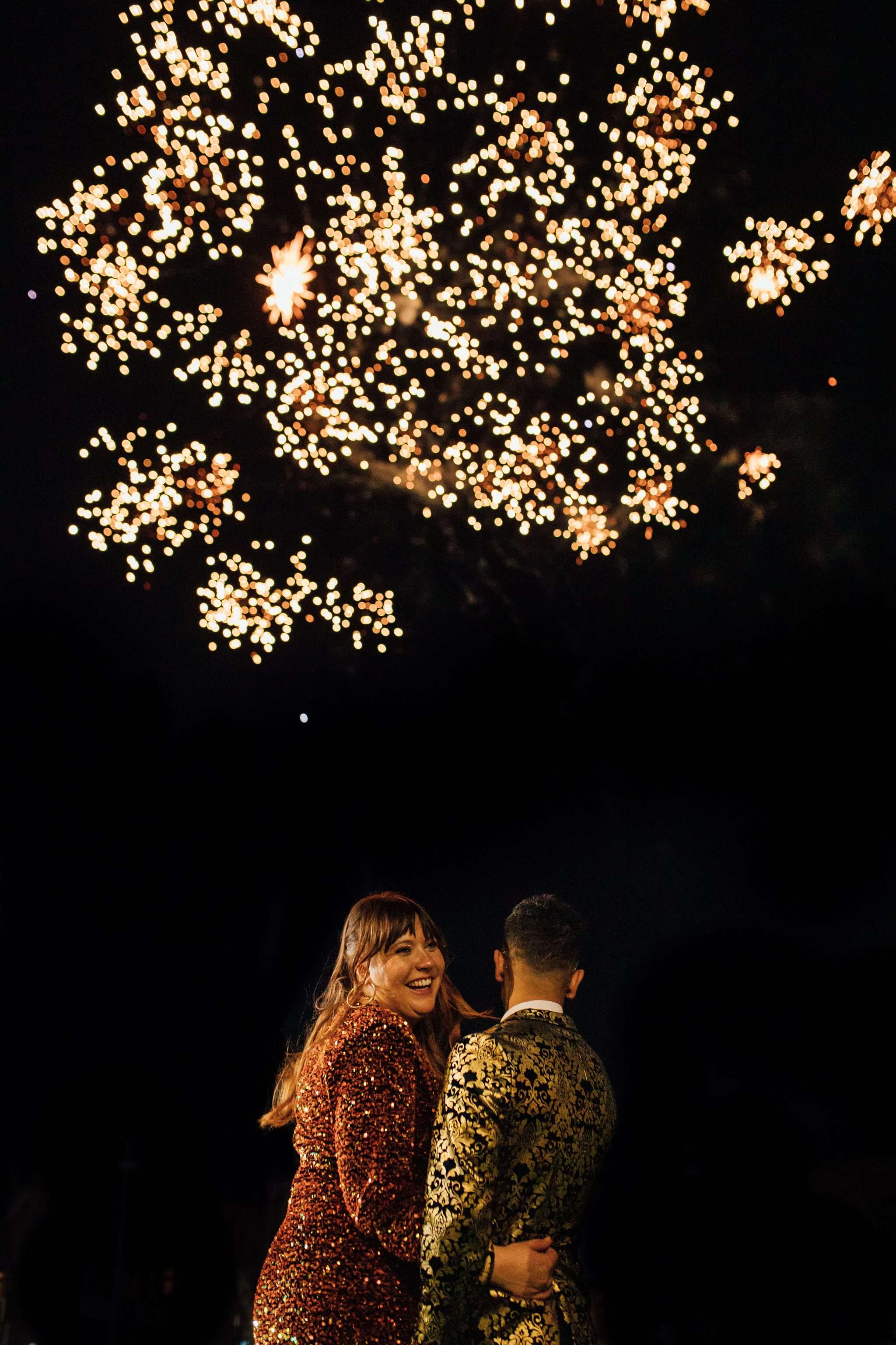 Sparkles & Fireworks Inspired Working Men’s Club Wedding · Rock n Roll ...