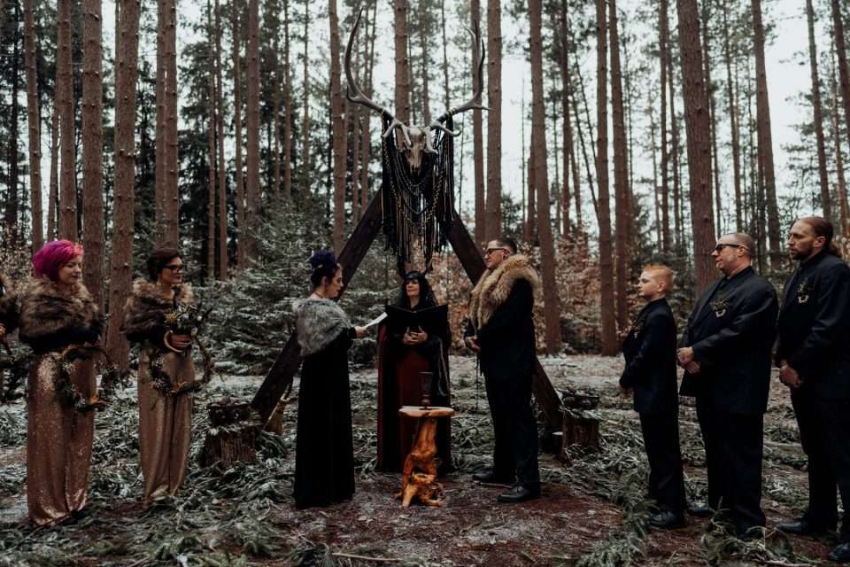 Viking Meets Pagan Winter Wedding · Rock n Roll Bride