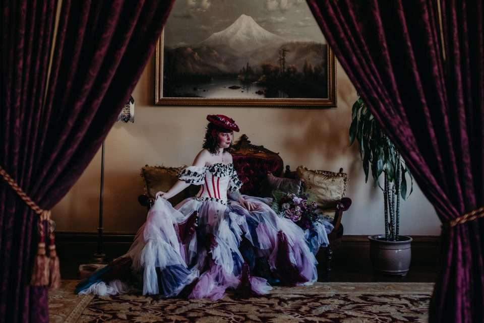 Whimsical Gothic Tea Party Wedding · Rock n Roll Bride