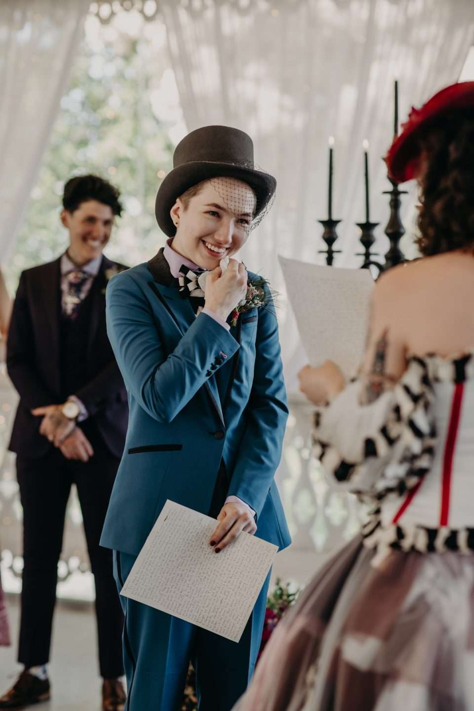 Whimsical Gothic Tea Party Wedding · Rock n Roll Bride