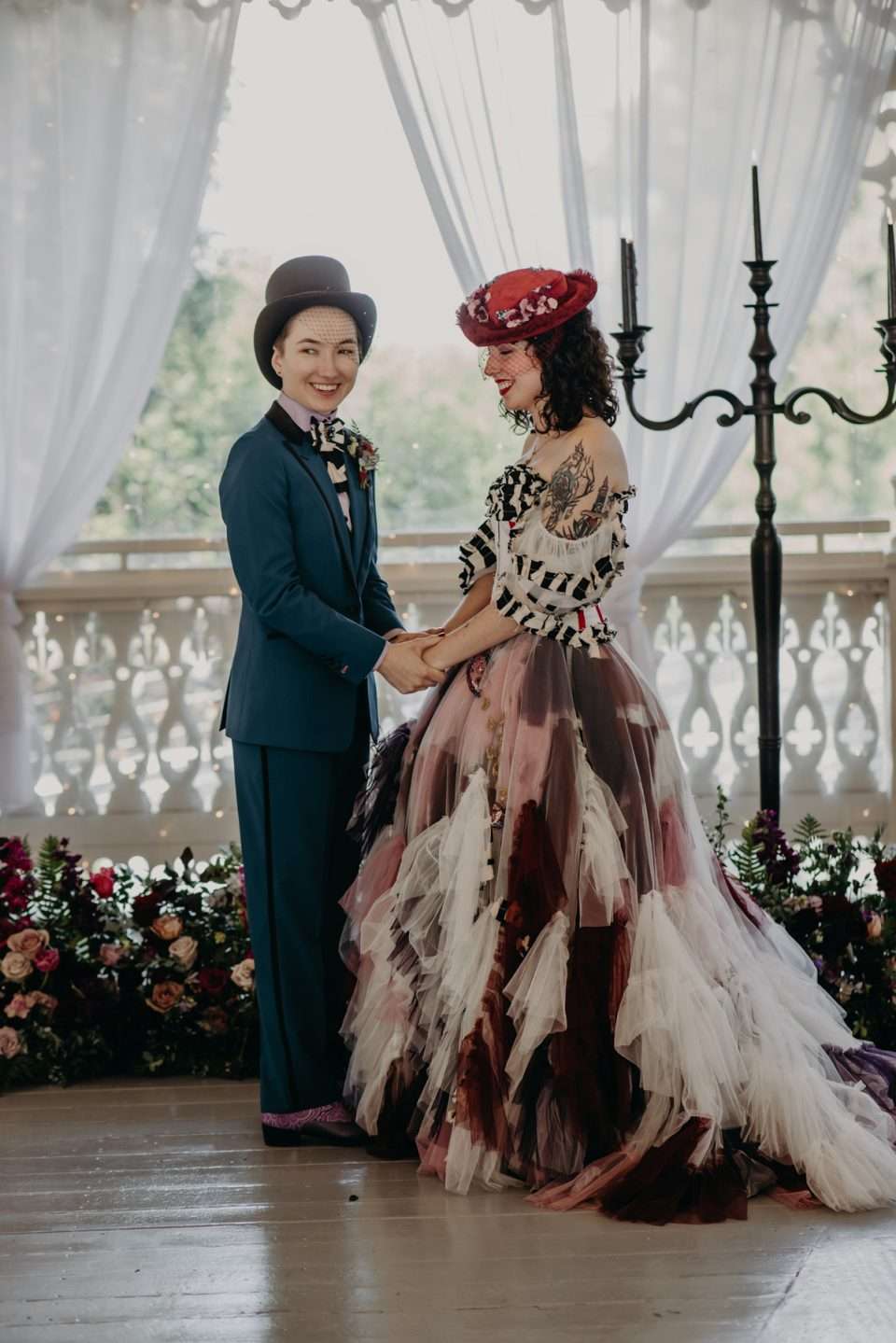 Whimsical Gothic Tea Party Wedding · Rock n Roll Bride