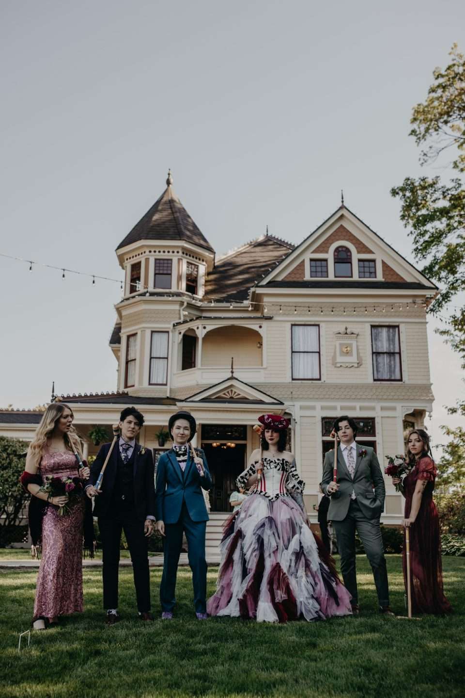 Whimsical Gothic Tea Party Wedding · Rock n Roll Bride