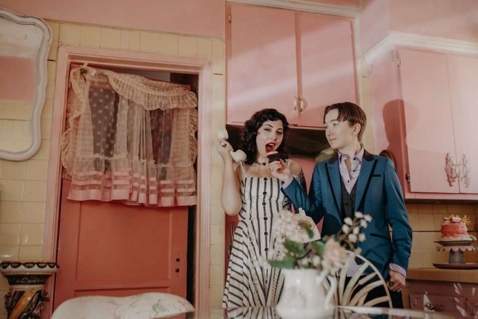 Whimsical Gothic Tea Party Wedding · Rock n Roll Bride