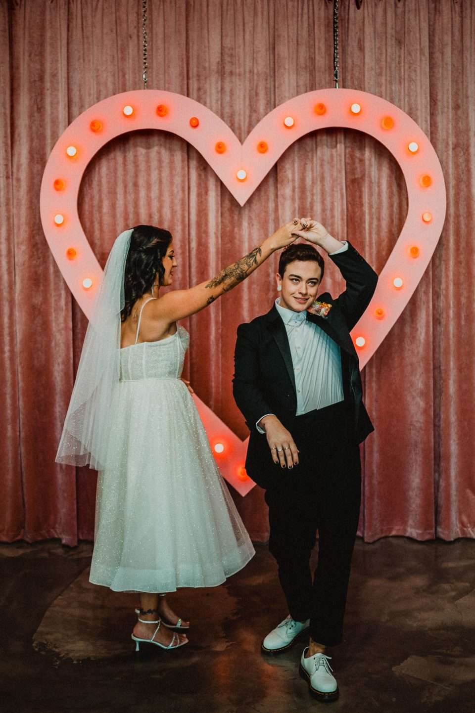 Rolling into Forever: A Roller Skating Las Vegas Wedding · Rock n Roll ...