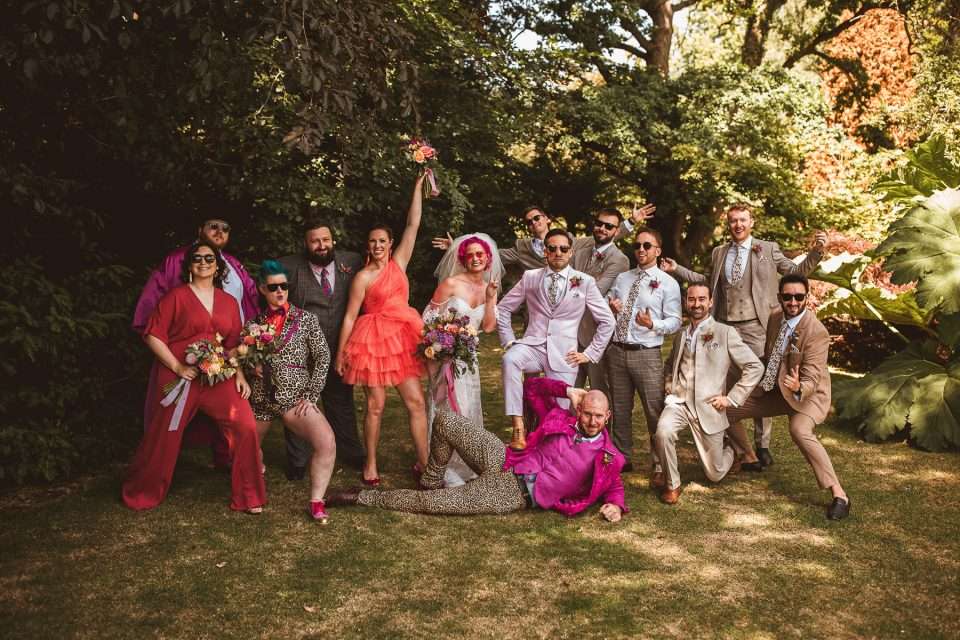 Tickled Pink Wedding with a Drag Queen Celebrant · Rock n Roll Bride
