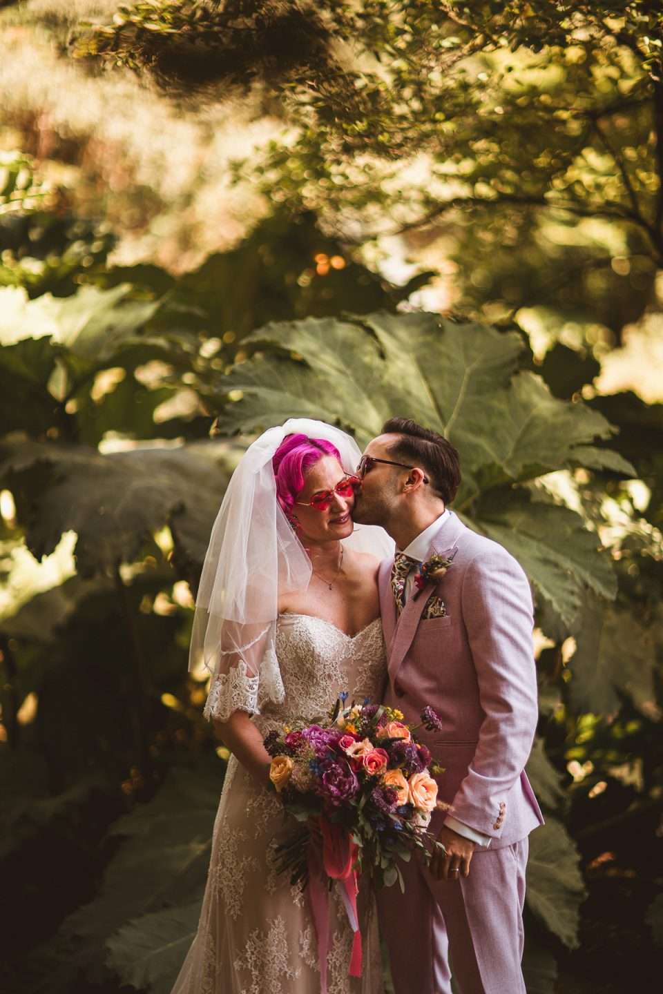 Tickled Pink Wedding with a Drag Queen Celebrant · Rock n Roll Bride