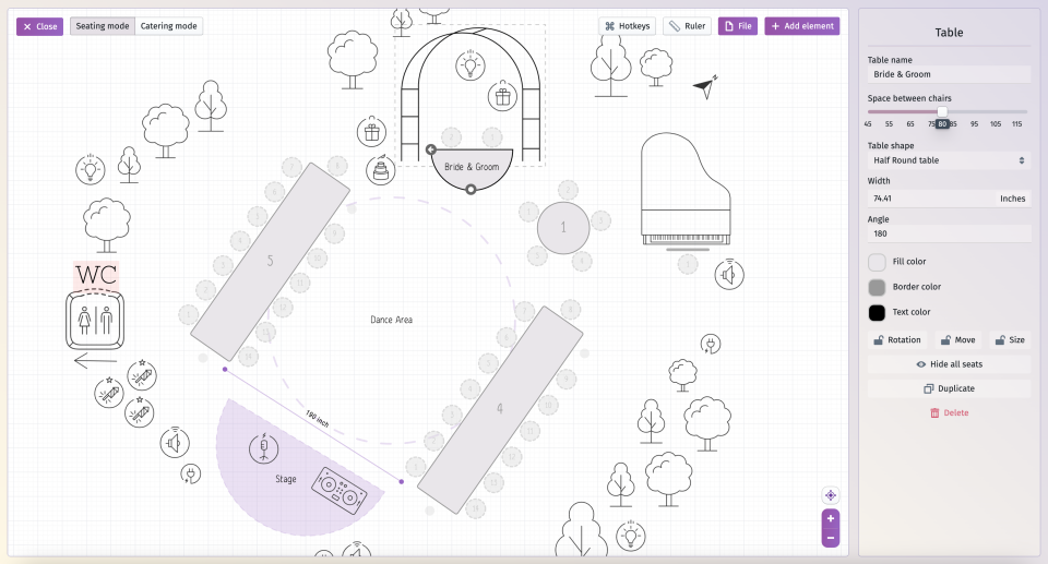 How to Create the Perfect Seating Chart with Wedding Planning Assistant ...