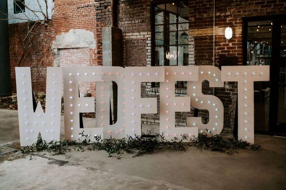 Moody Meets ‘Wedfest 2023’ Wedding in an Industrial Venue · Rock n Roll ...