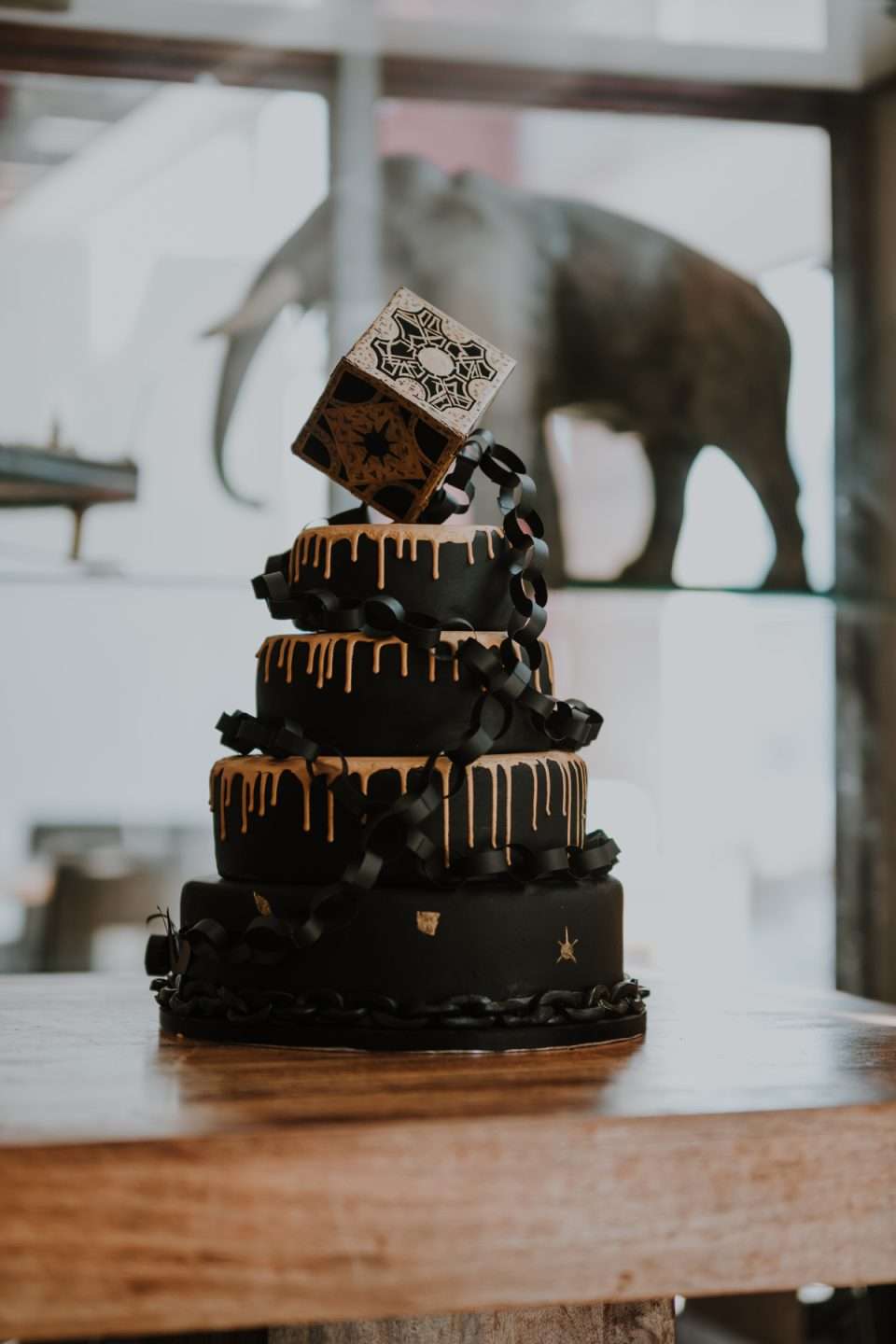 Retro Horror Movie Themed Wedding at a Cinema · Rock n Roll Bride