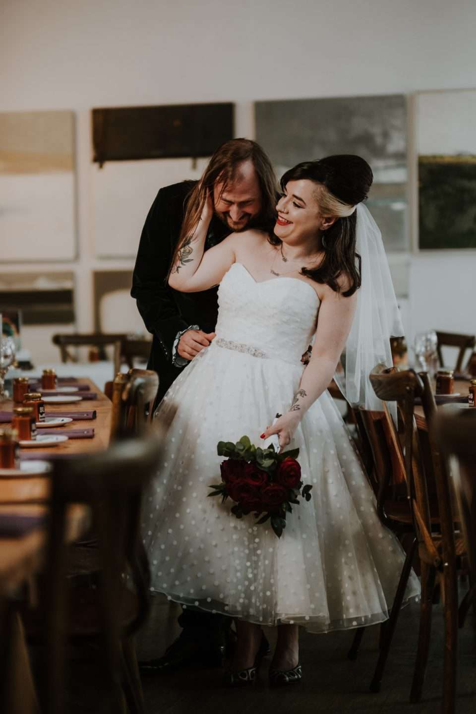 Retro Horror Movie Themed Wedding at a Cinema · Rock n Roll Bride