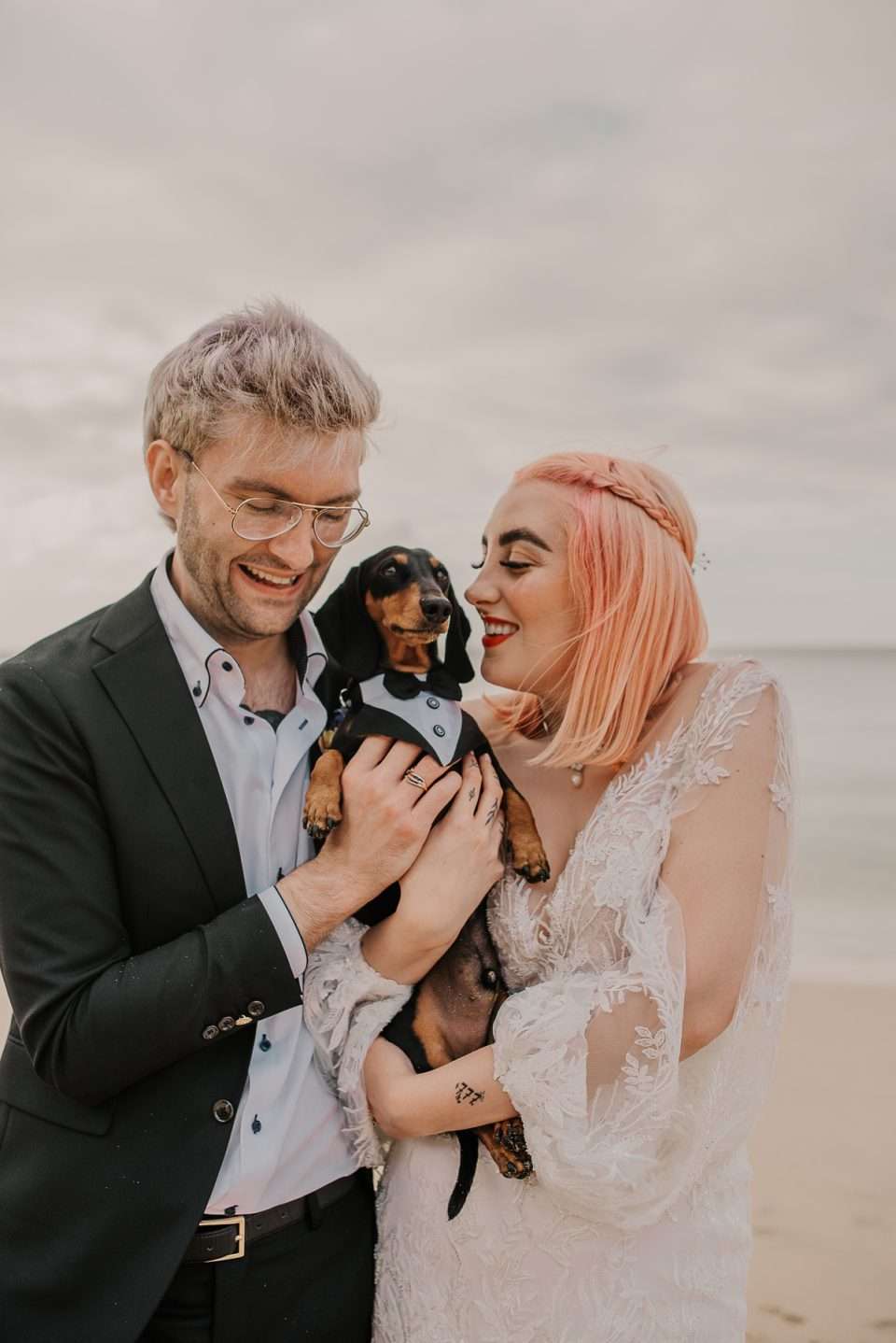 Whimsical, Pastel & Cottagecore Wedding on the Beach · Rock n Roll Bride