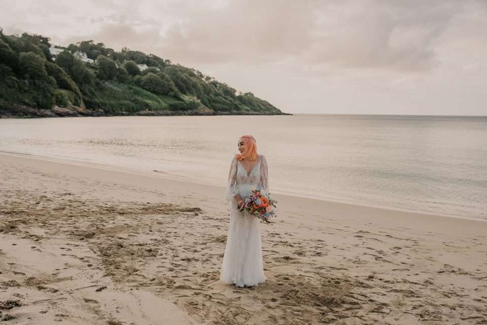 Whimsical, Pastel & Cottagecore Wedding on the Beach · Rock n Roll Bride