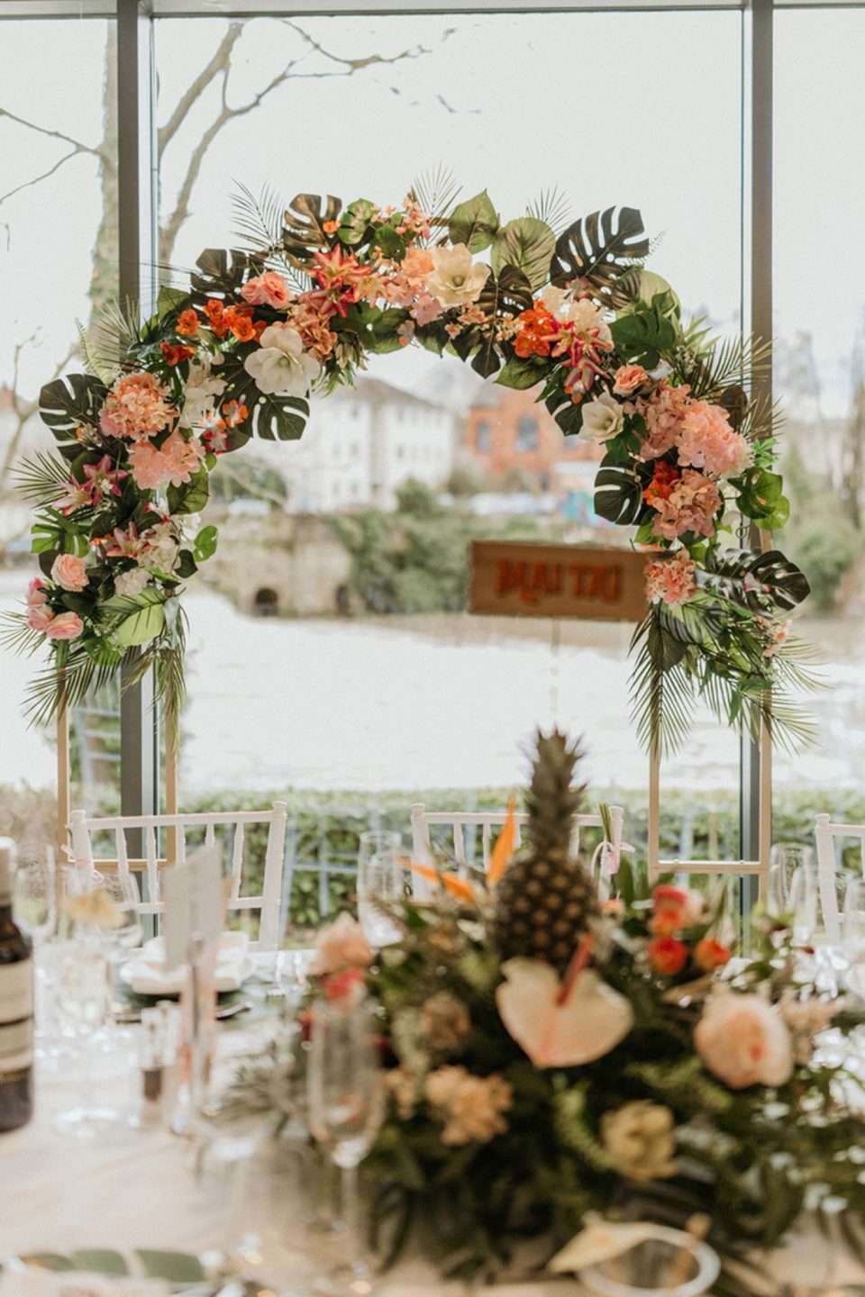 Sixties Inspired Tropical Tiki Wedding · Rock n Roll Bride