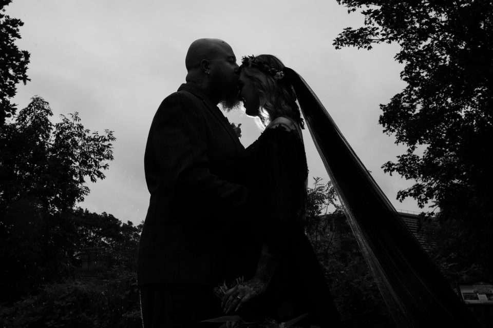 Black & Pink Emo Meets Corpse Bride Inspired Wedding · Rock n Roll Bride