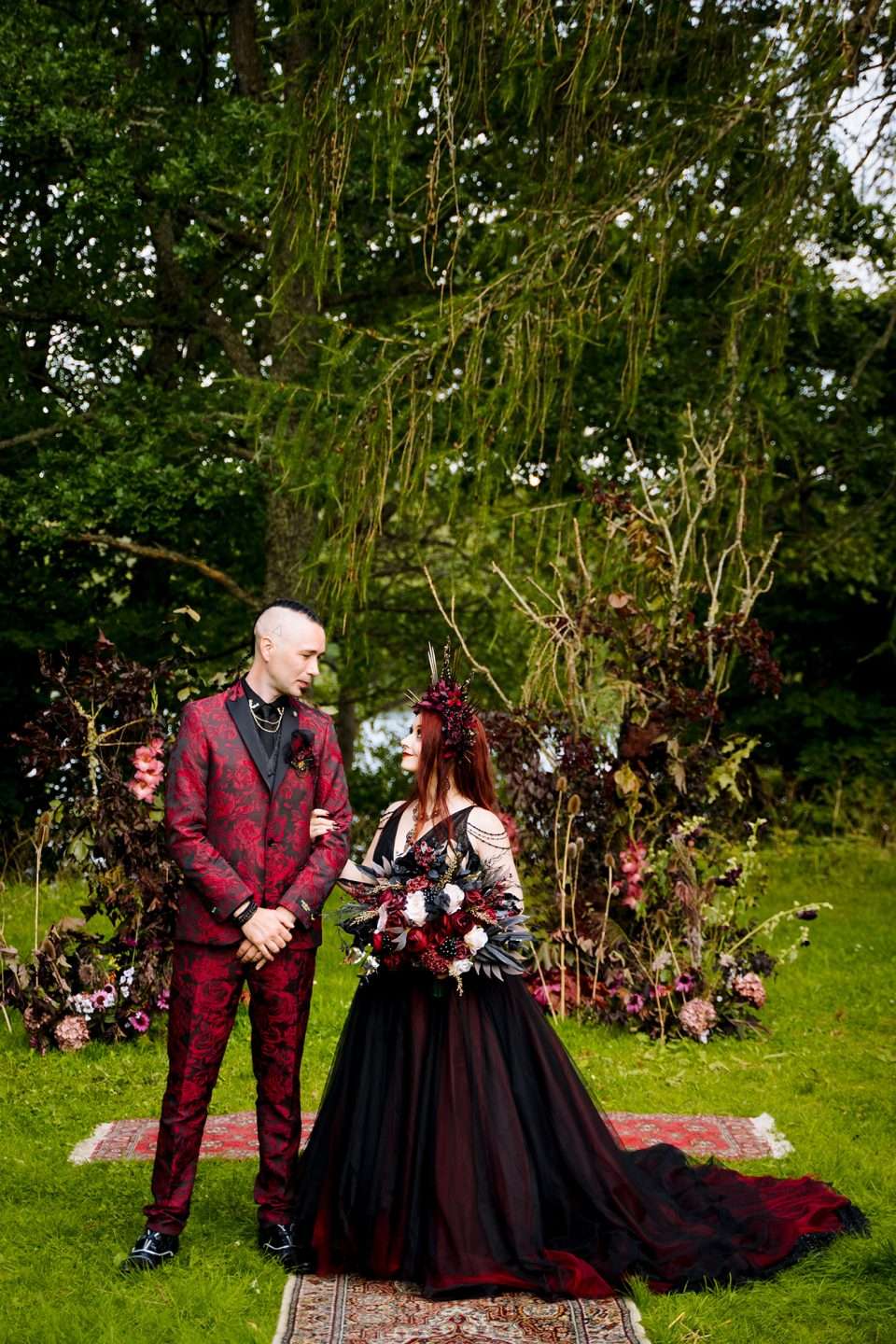 Enchanted Gothic Forest Wedding · Rock n Roll Bride
