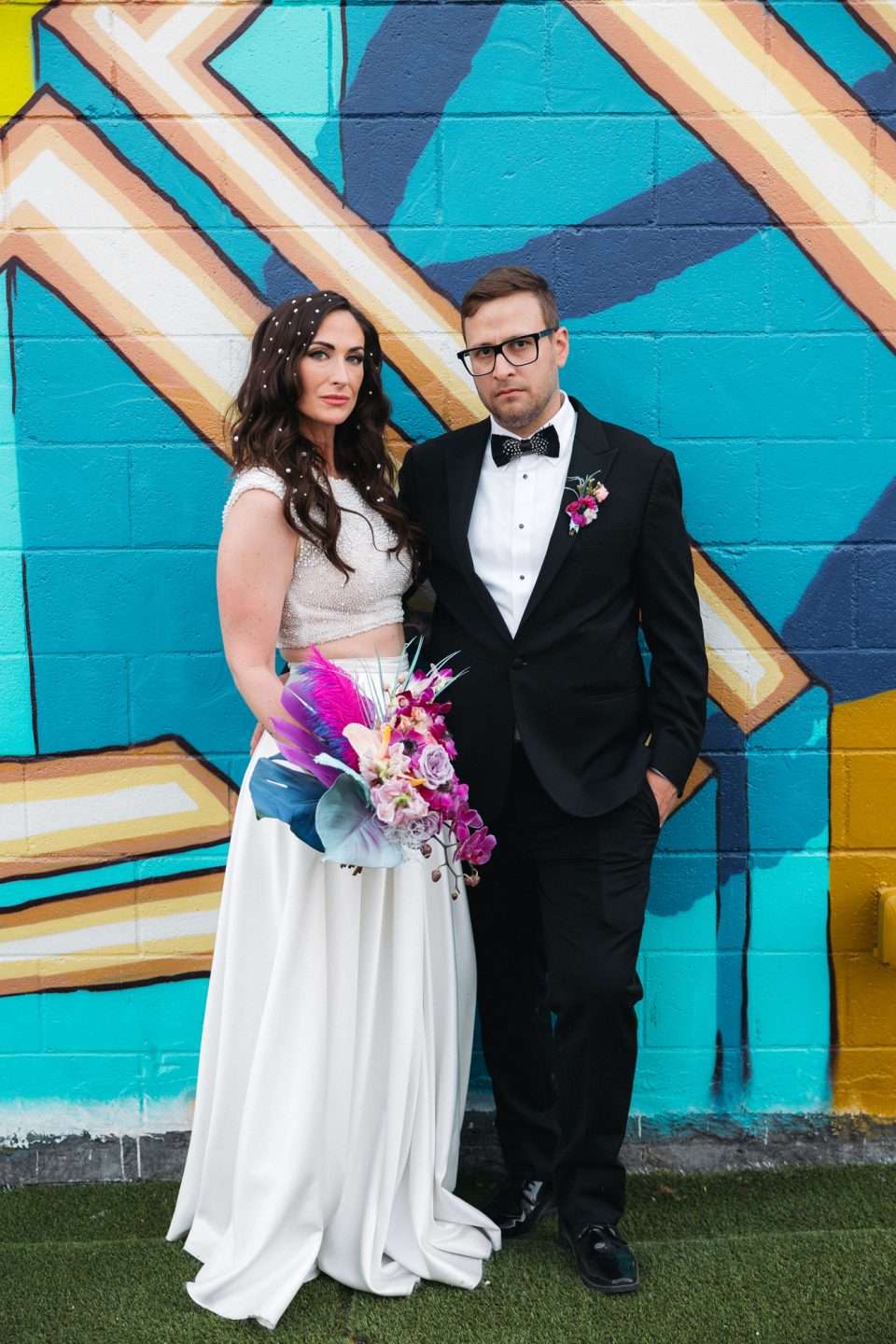 Funky Yet Formal Disco Wedding · Rock n Roll Bride